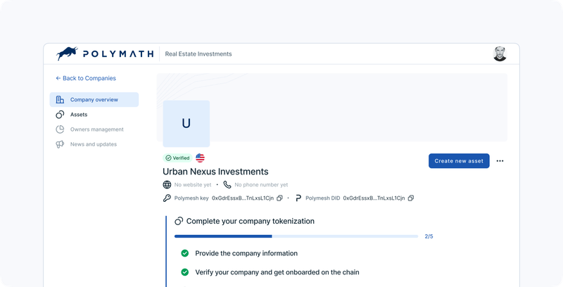 Polymath Tokenizing The Global Financial System
